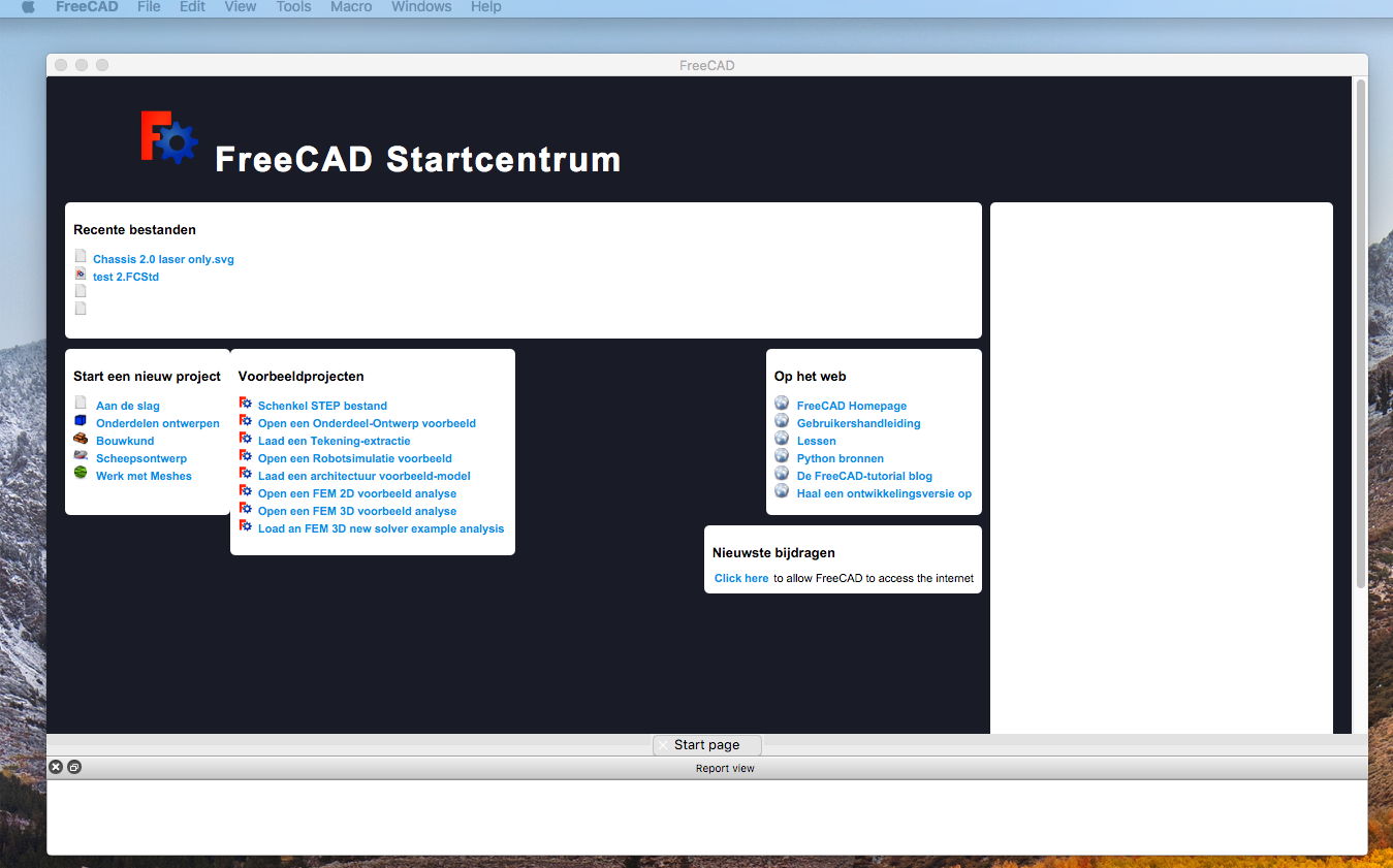 Newby - how do I set up start - FreeCAD Forum